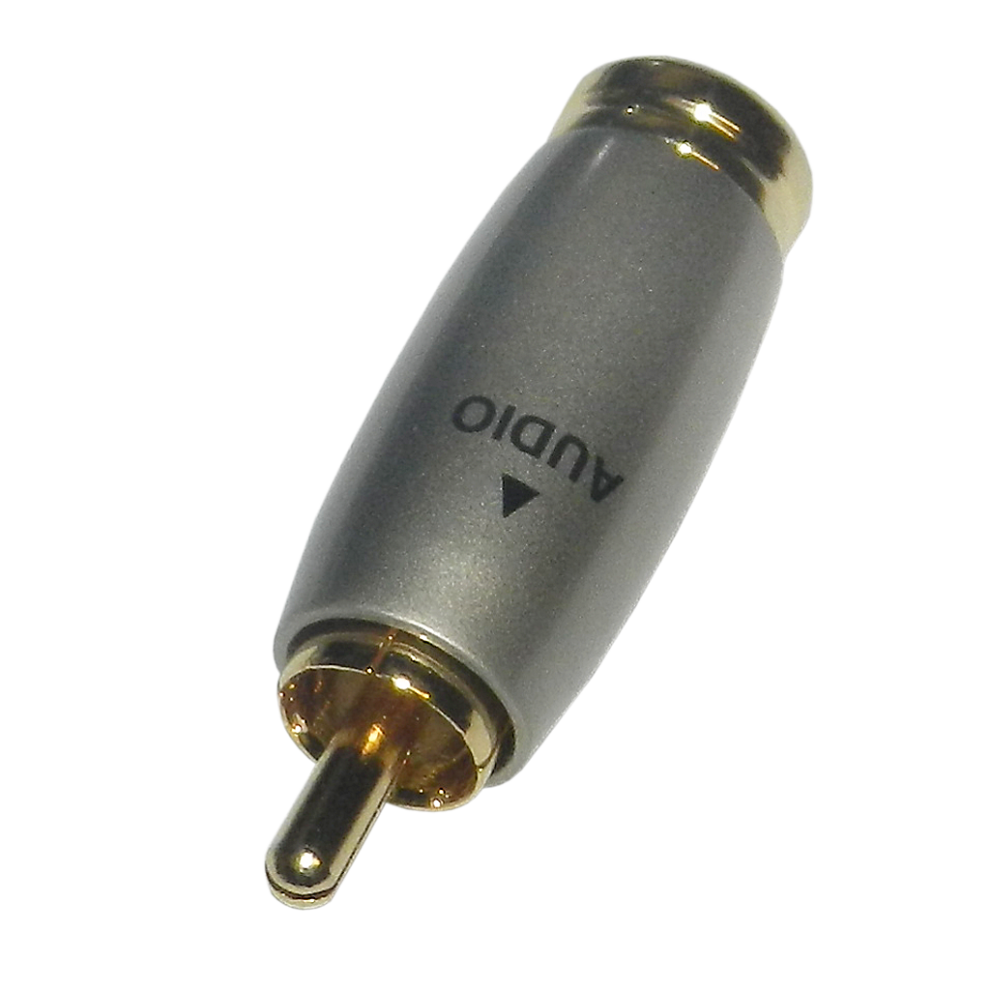Plug RCA (Macho) Extensión, Metálico, ENGLAND AUDIO P-RCA-01 – England ...