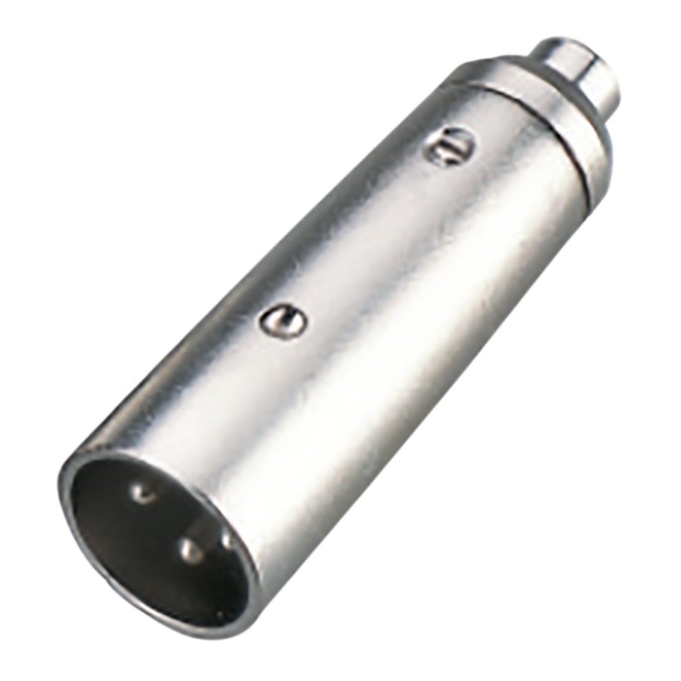 Plug Adaptador Plug XLR Macho a RCA hembra, Aleación de Zinc con ...